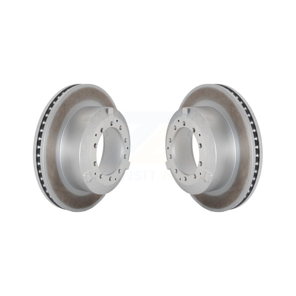 Genius Front Coated Disc Brake Rotors Pair for Car International TerraStar IC Corporation AE ...
