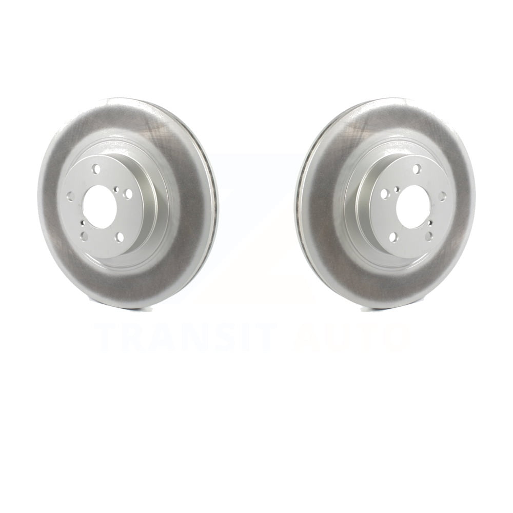 Genius Front Coated Disc Brake Rotors Pair for Car Subaru Forester ...