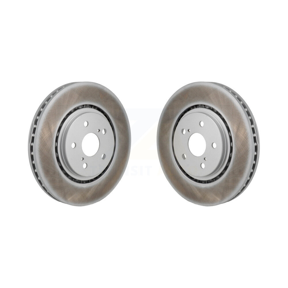 Genius Front Coated Disc Brake Rotors Pair for Car Toyota Sienna RAV4 ...