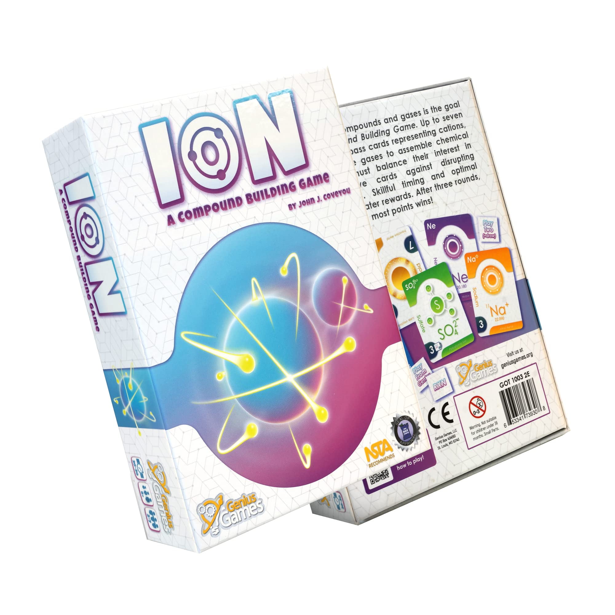 Genius Games Ion: A MSF2 Compound Building Game (2nd A Chemistry Card ...