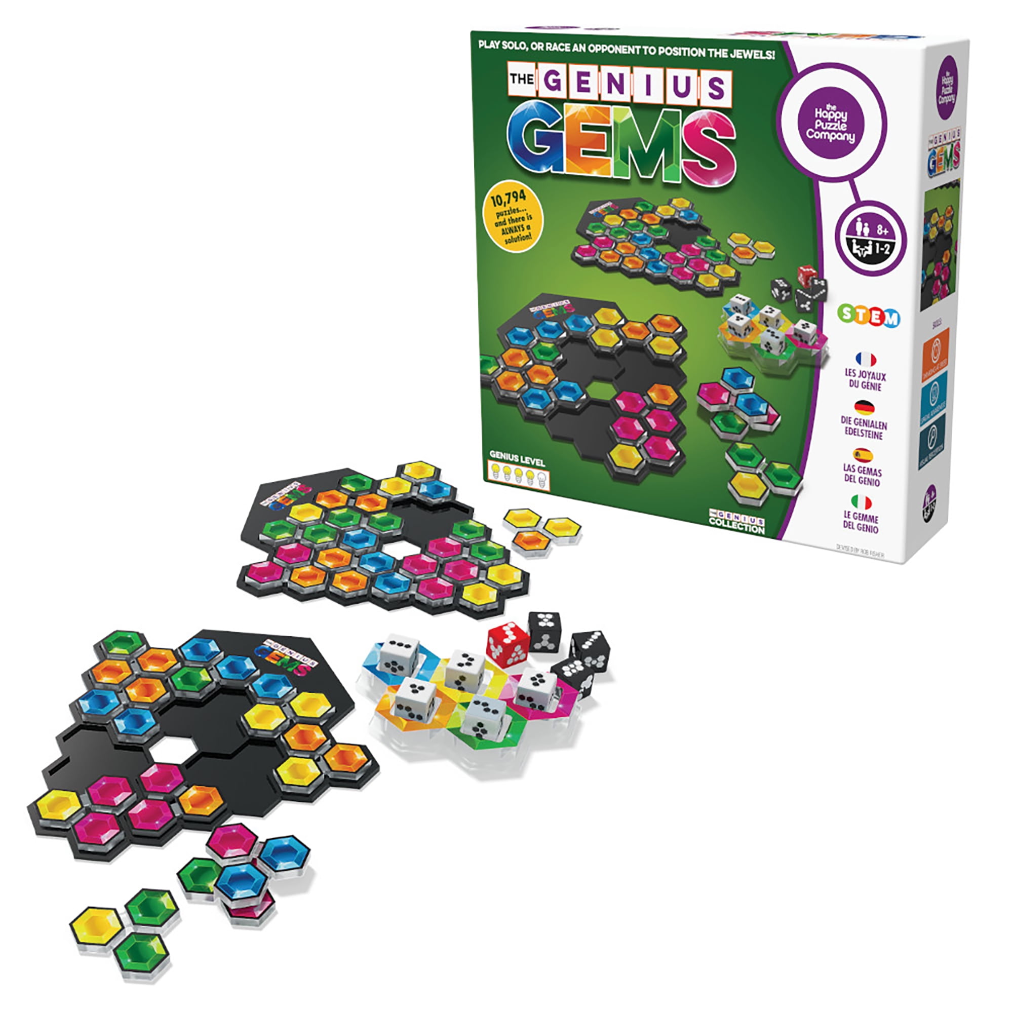 Genius Gems STEM Puzzle Game - Roll the Dice and Nepal | Ubuy