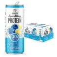 Genius Gourmet Sparkling 30g Protein, Blue Raspberry Lemonade, 12 Fl Oz ...