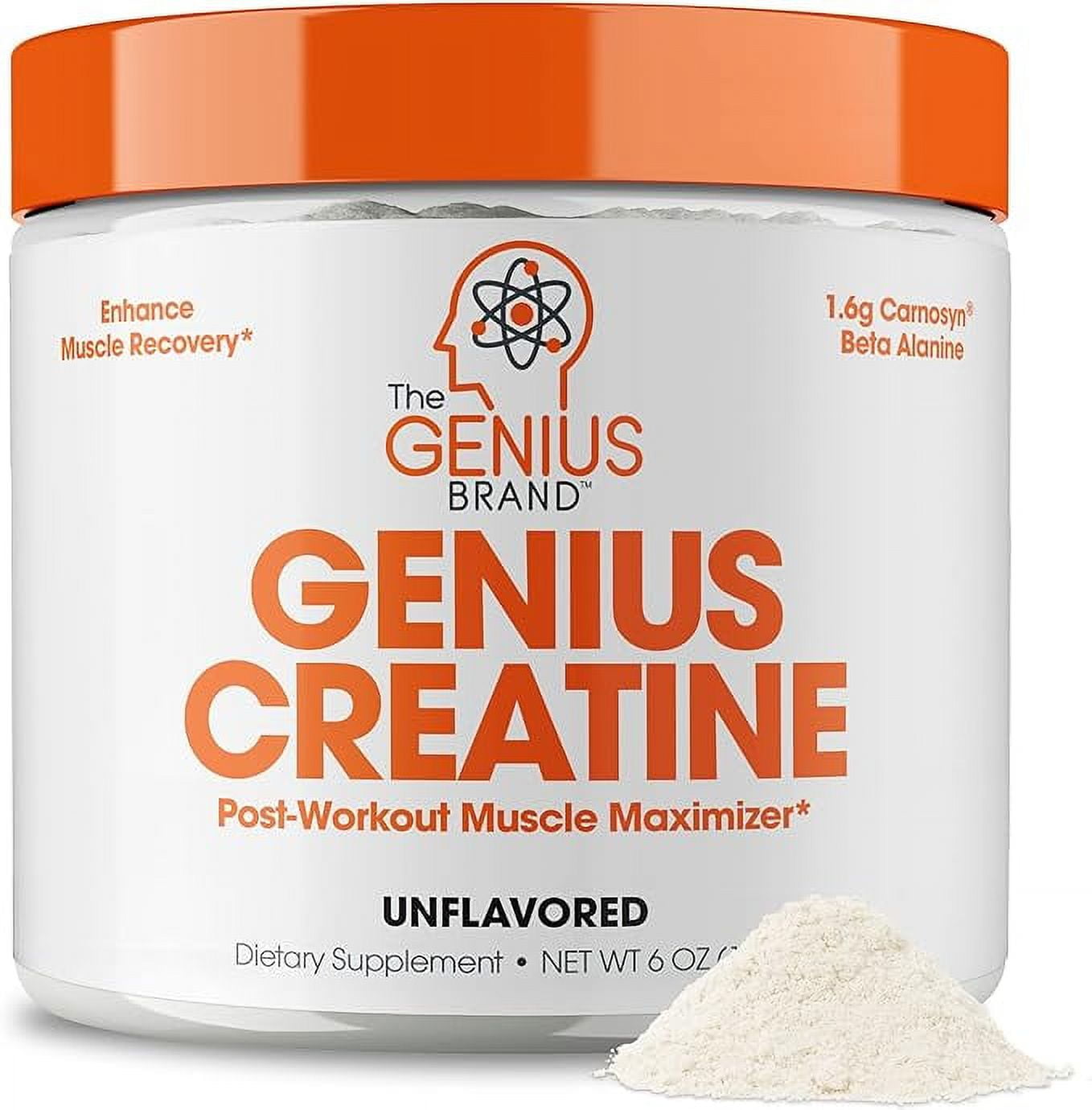Genius Micronized Creatine Monohydrate Powder, Post Workout Supplement ...
