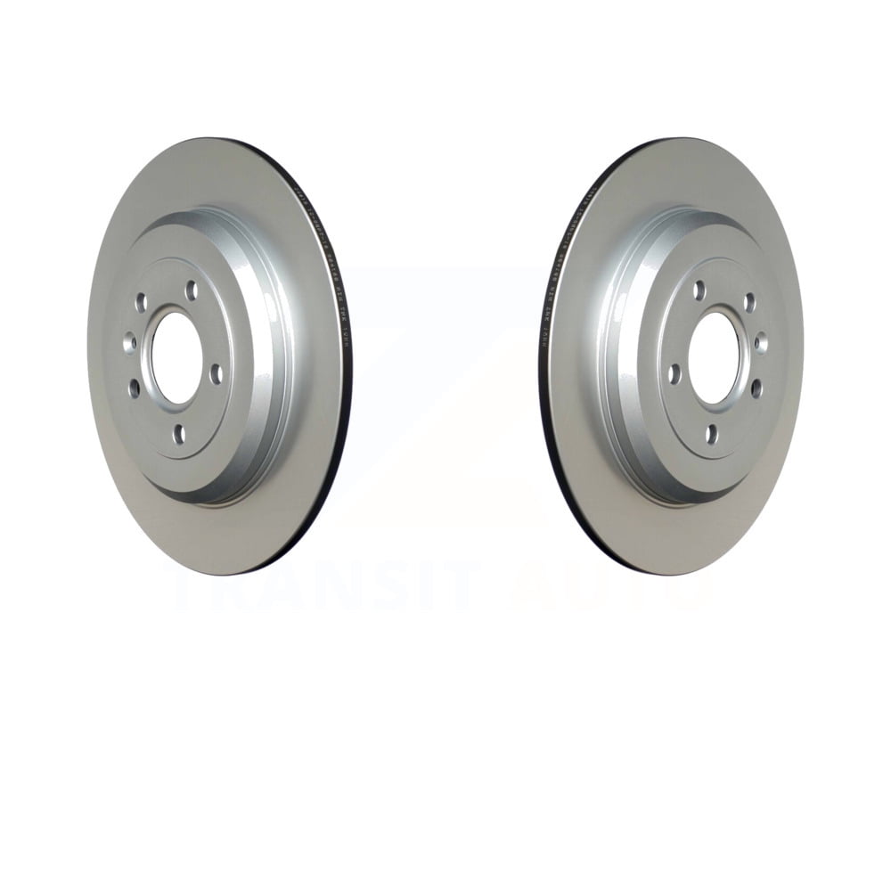 Genius Rear Coated Disc Brake Rotors Pair for Car Ford Explorer Edge ...