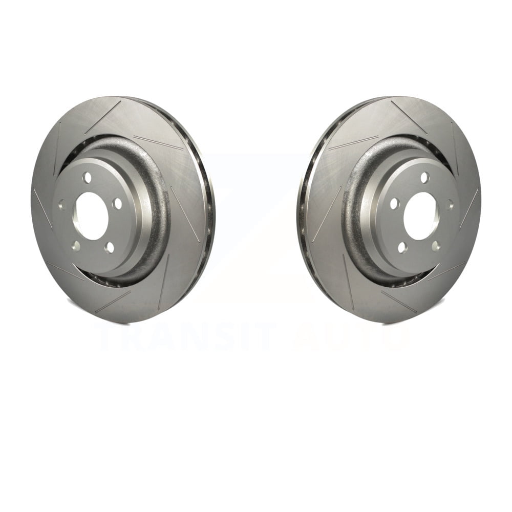 Genius Rear Coated Disc Brake Rotors Pair for Car Dodge Charger ...