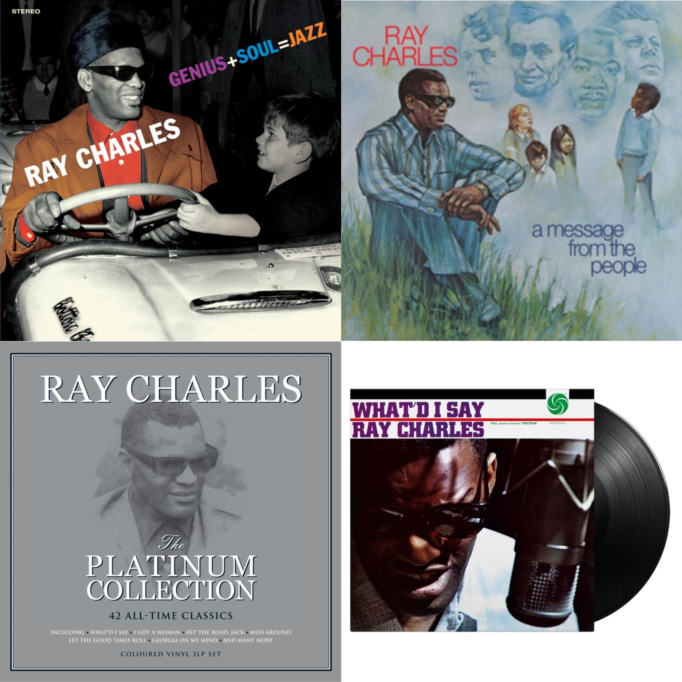 Genius + Soul = Jazz (Orange LP Vinyl) & Message From The People (140G ...