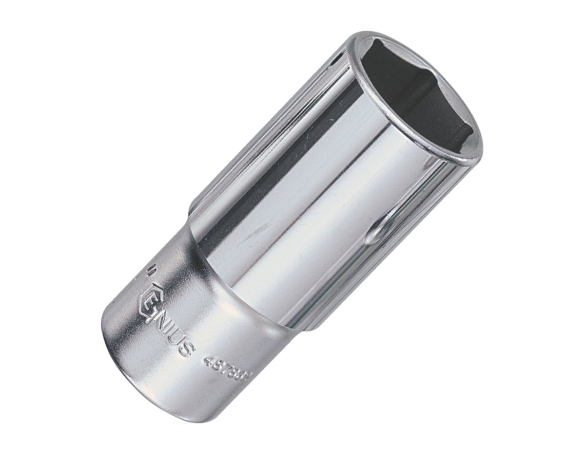 Genius Tools 1/2" Dr. 1-5/8" Deep Hand Socket - 487852 - Walmart.com
