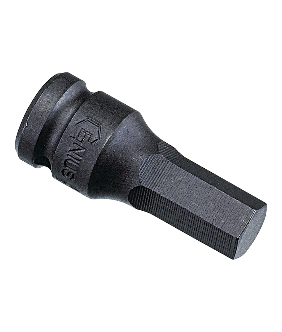 Genius Tools 1/2" Dr. 10mm Hex Impact Bit Socket, 76mmL (CR-Mo ...
