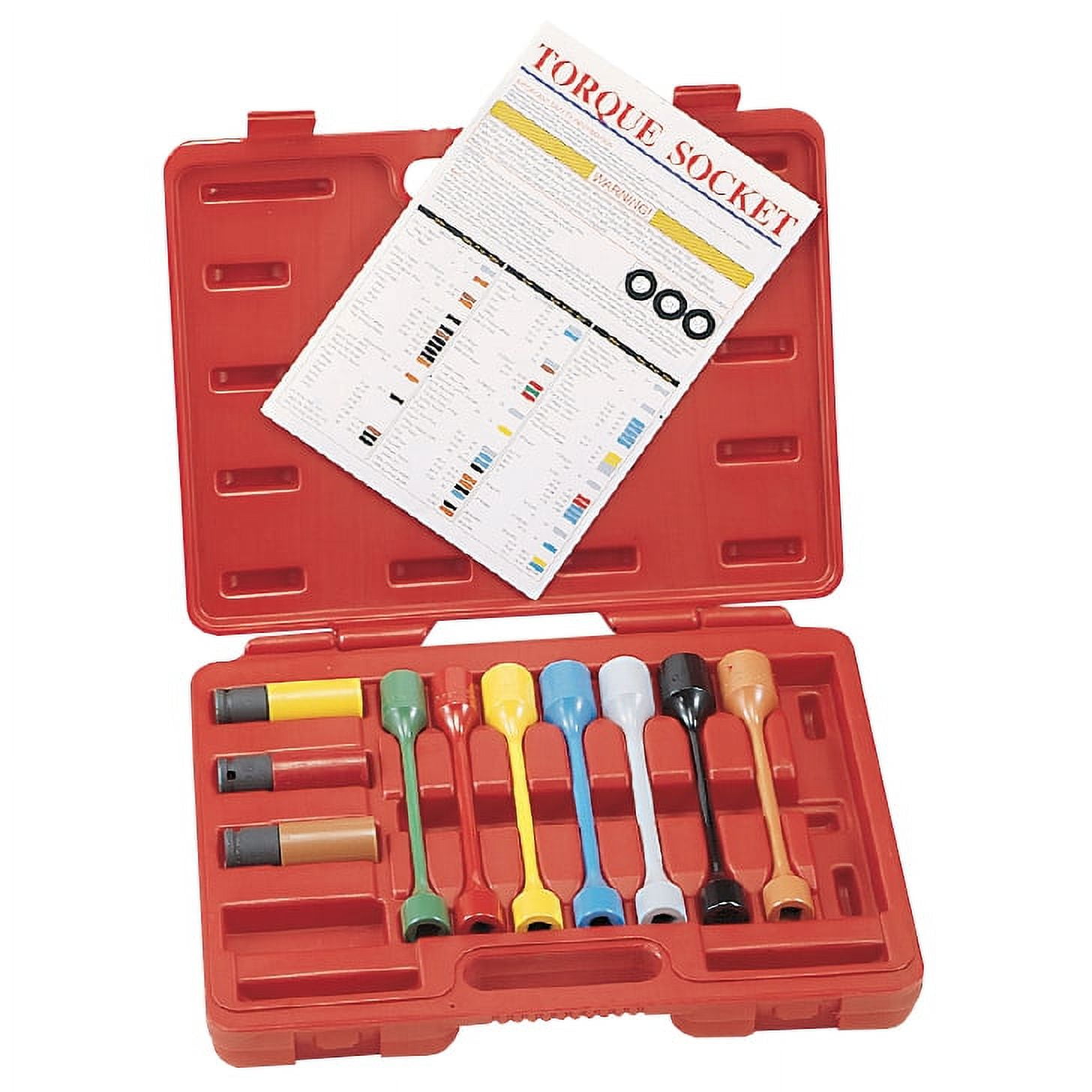 Genius Tools 10 Piece 1/2" Dr. Metric Car Wheel Torque Socket Set - TO ...