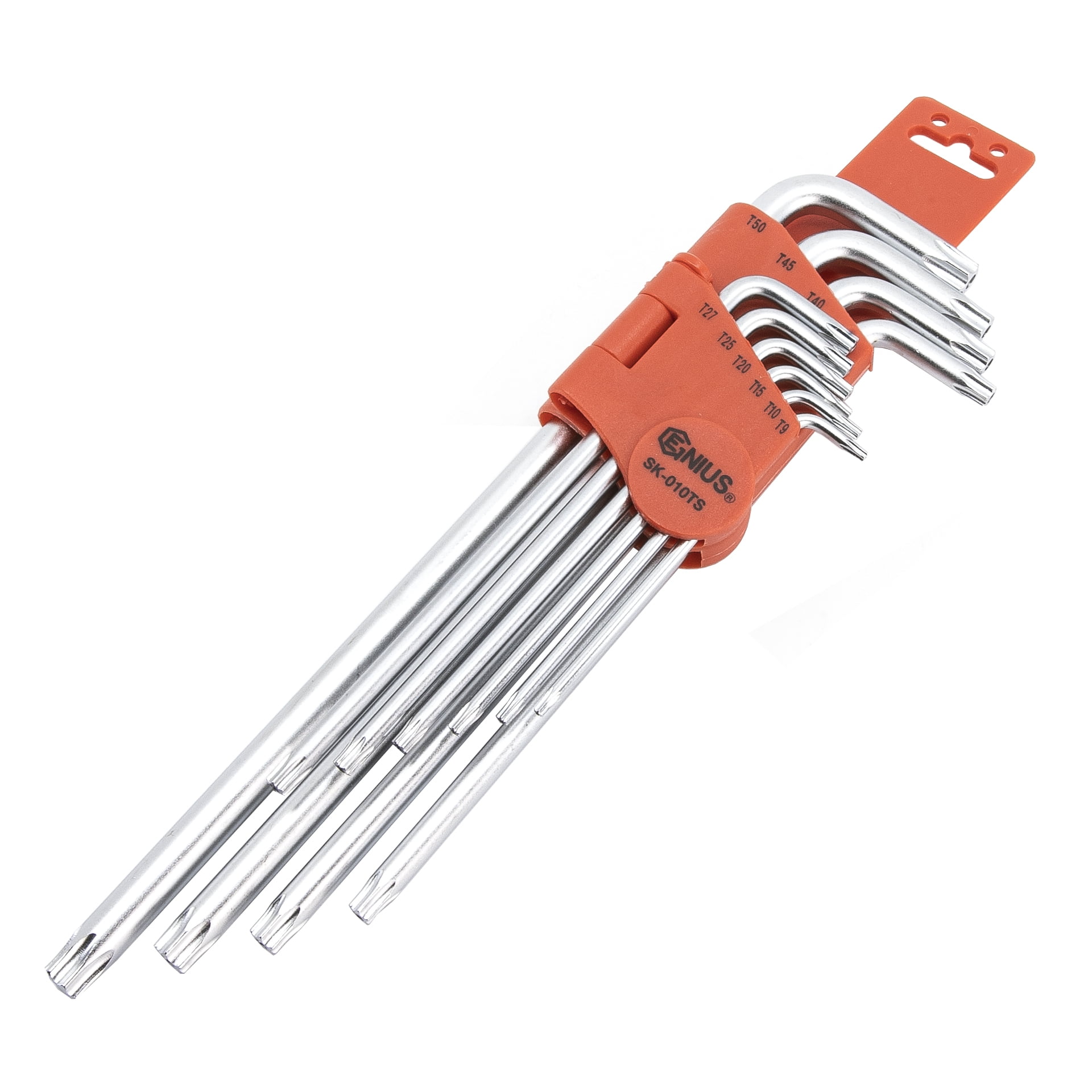 Genius Tools 10 Piece Tamperproof Star Key Wrench Set (S2 Tool Steel ...