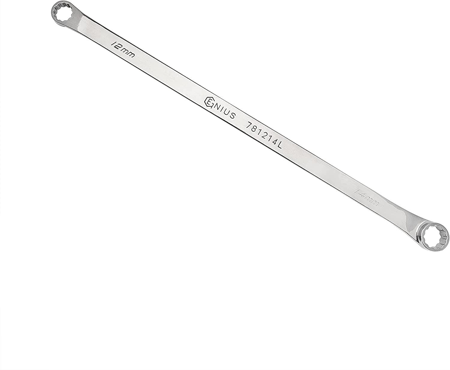 Genius Tools 12 x 14mm Extra Long Box End Wrench, 330mmL - 781214L ...