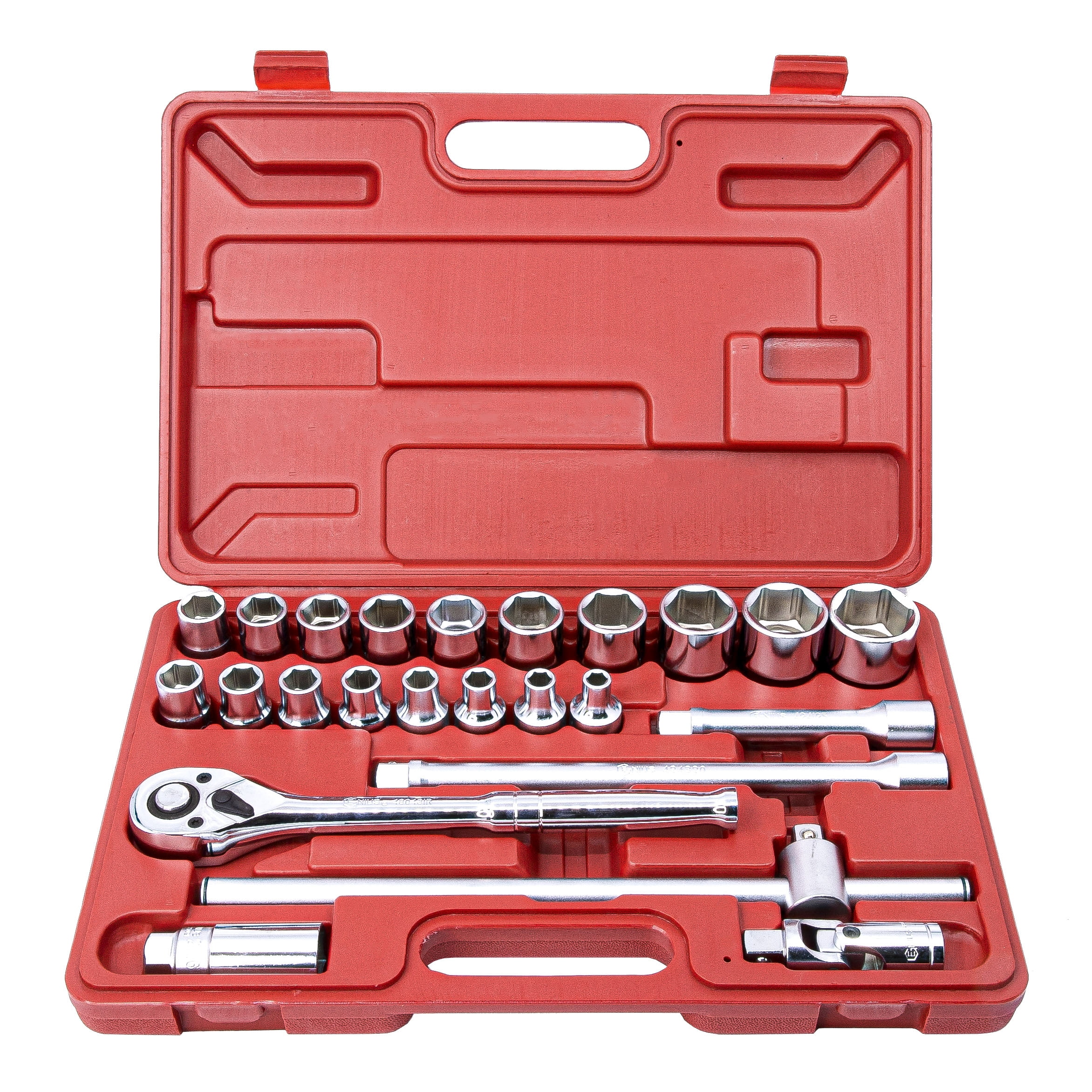 Genius Tools 24 Piece 1/2" Dr. Metric Hand Socket Set - GS-424MA ...