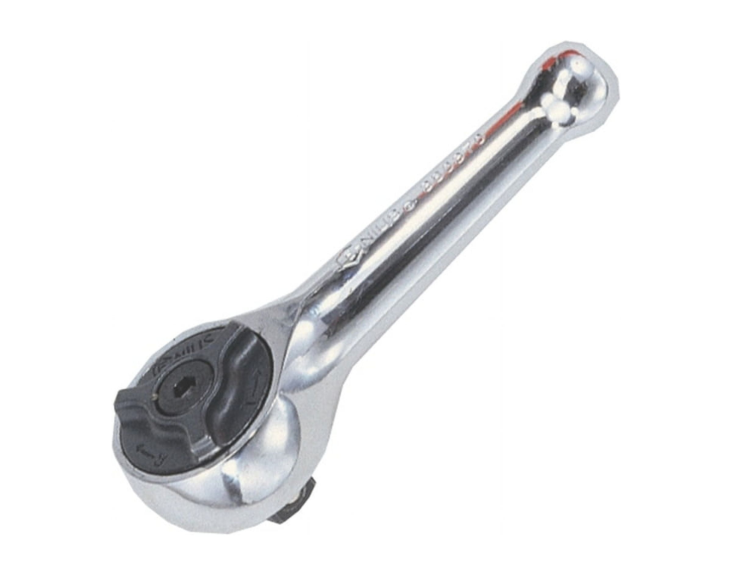Genius Tools 3/8" Dr. 72 Teeth Stubby Ratchet - 380370 - Walmart.com