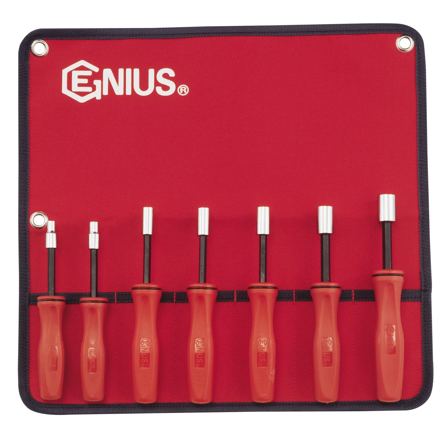 Genius Tools 7 Piece SAE Hex Nut Driver Set - ND-007S - Walmart.com