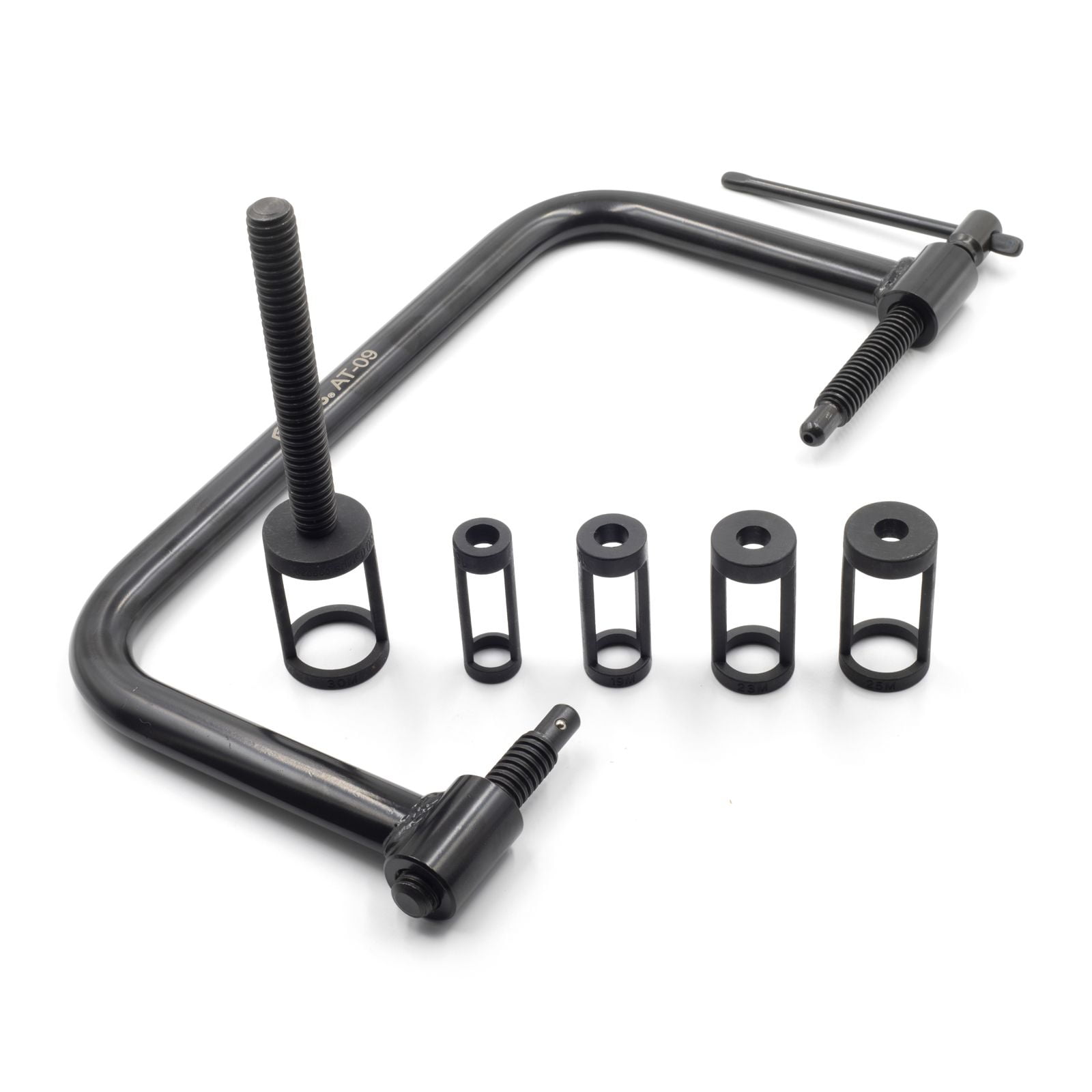 Genius Tools Valve Spring Compressor Set 9 Piece Universal Fit Heavy ...