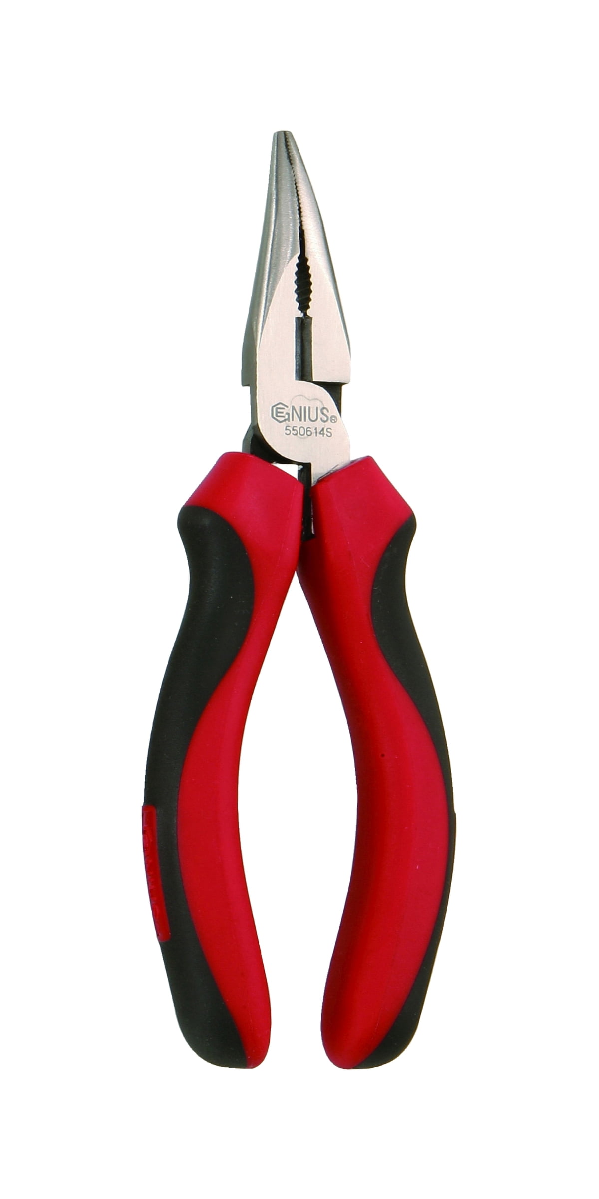 Genius Tools Bent Nose Pliers 6 Inch Soft Grip Handle Precision Long ...