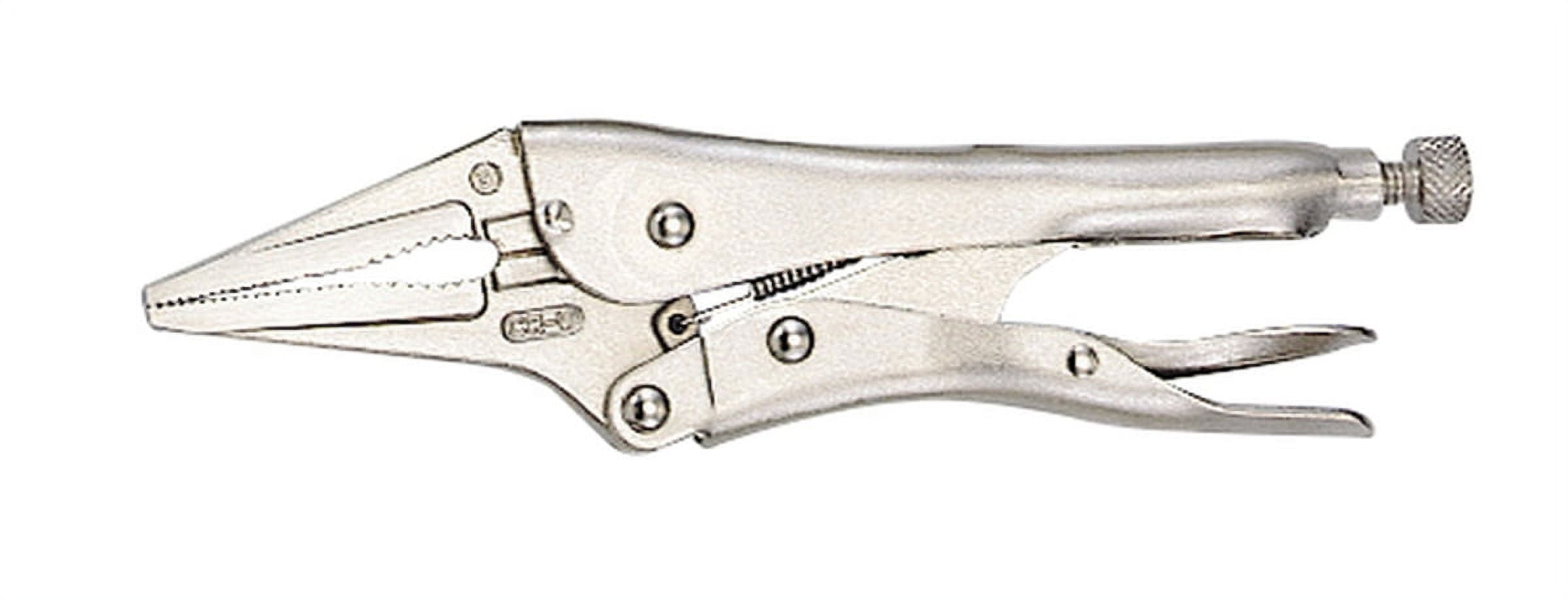 Genius Tools Long Nose Locking Pliers with Cutter, 150mmL - 531306LN ...
