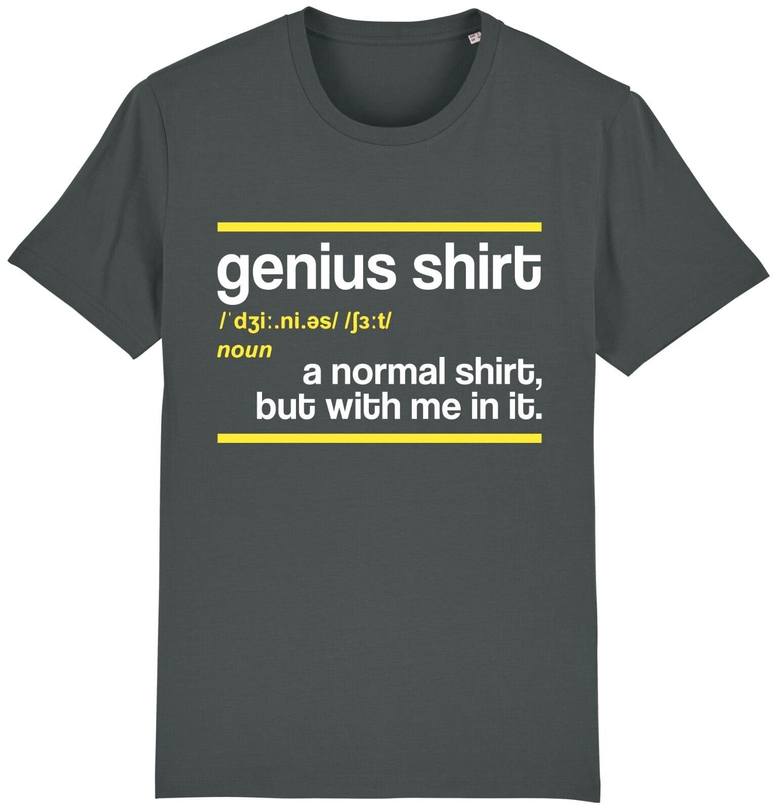 Genius definition t-shirt joke funny smart clever novelty nerd geek ...