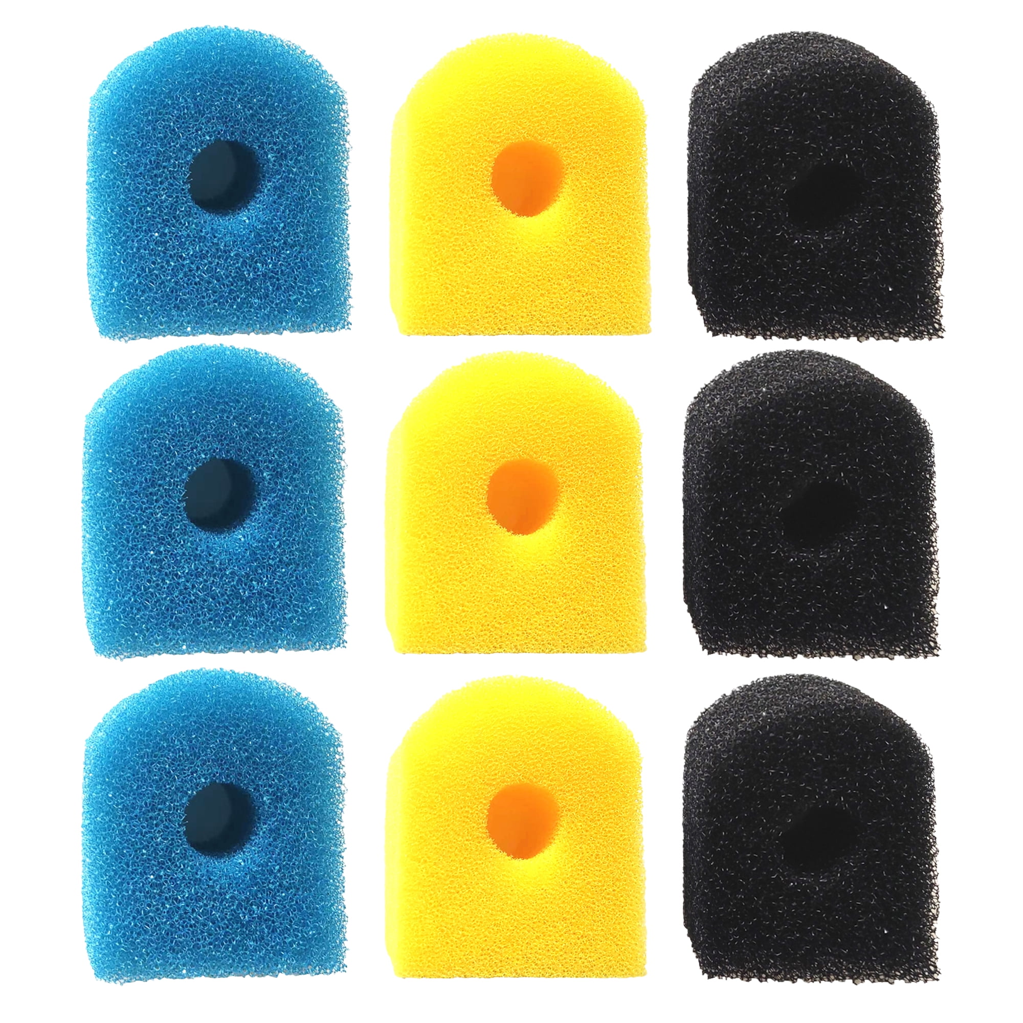 Genligt 3-Stage Replacement Aquarium Bio Sponge Foam Filter Pads ...