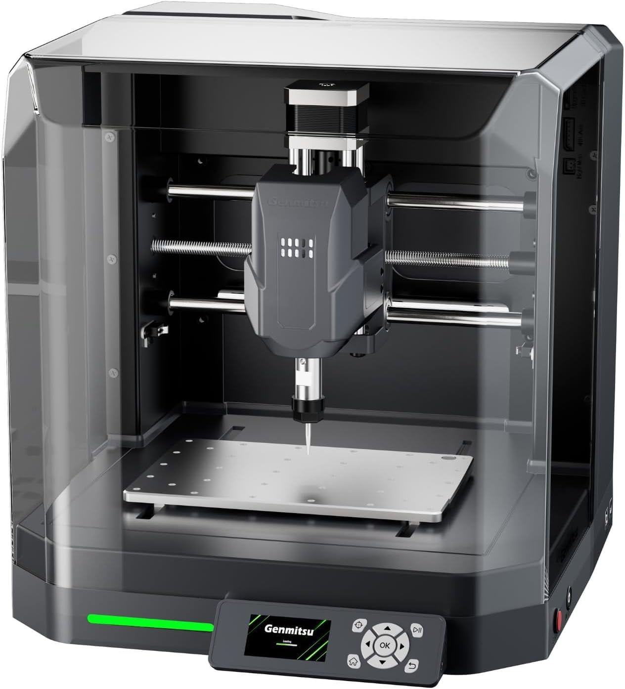 Genmitsu Cubiko CNC Router Machine with Enclosure, PCB Milling Machine ...