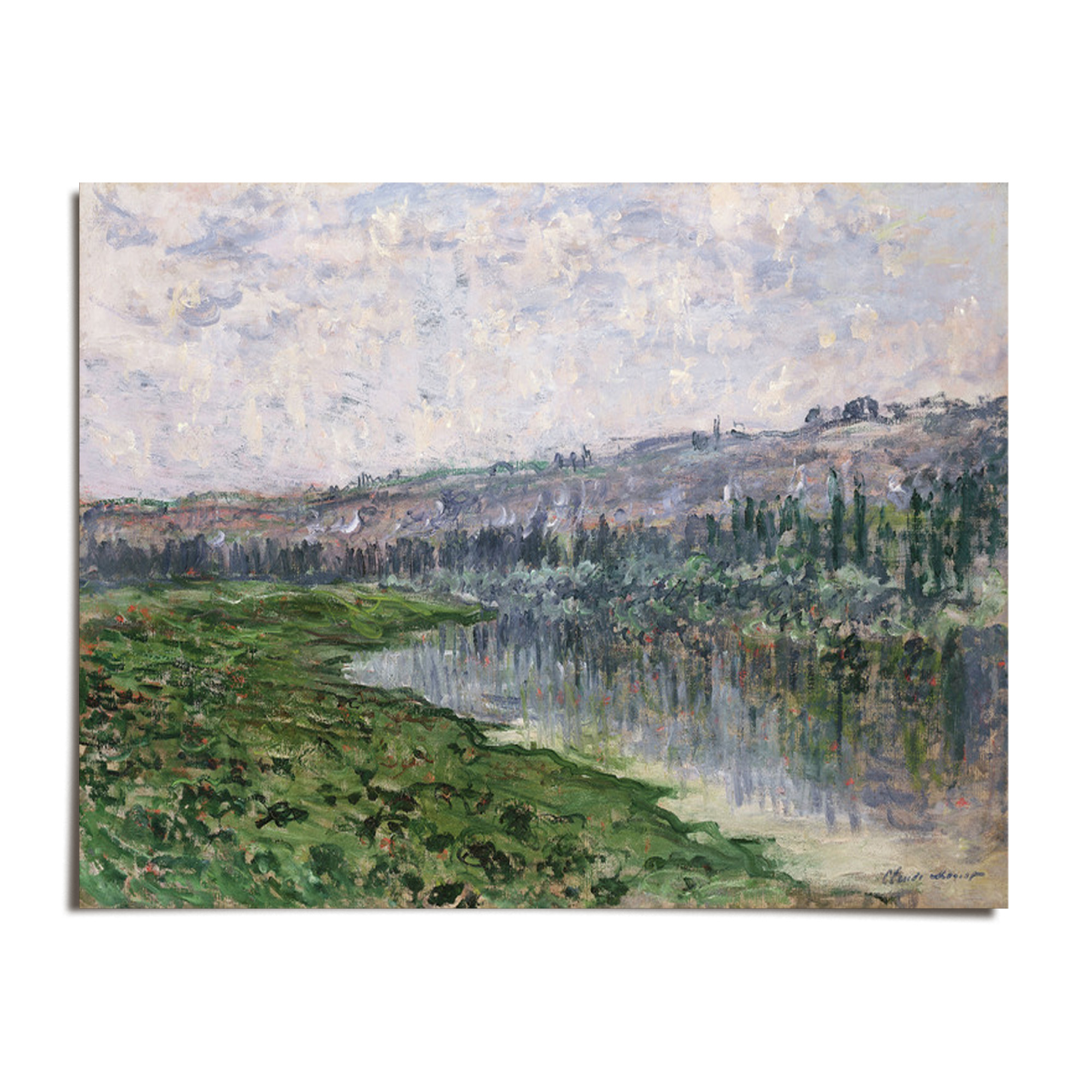 Gennevilliers Plain; La Plaine De Gennevilliers, 1877 - Claude Monet ...
