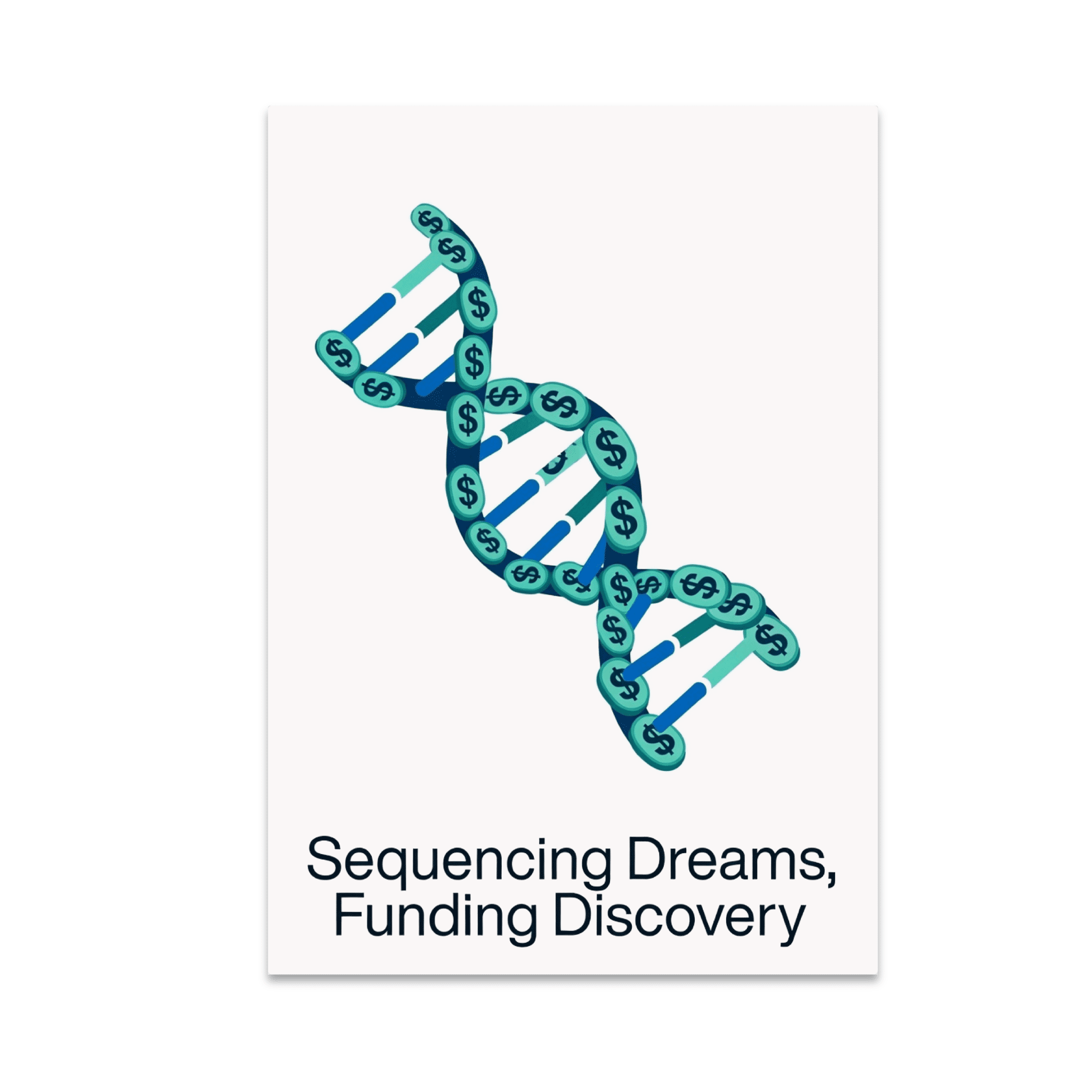Genomic Research Art - Science Enthusiast - 13x19 Poster Print ...