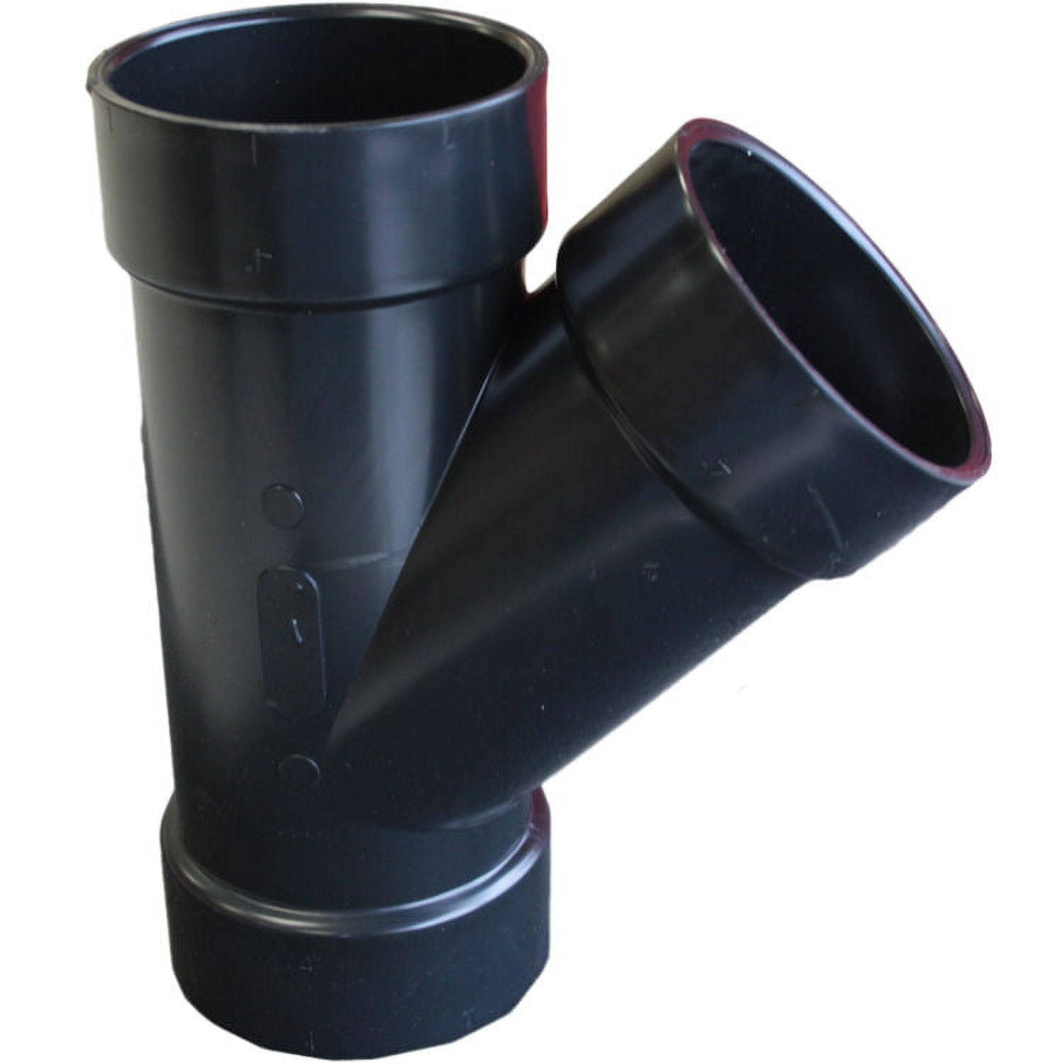 Genova 102304LBC Pipe Wye, 4 in - Walmart.com