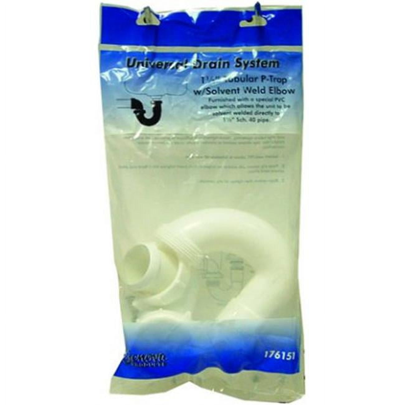 Genova 176151 1.5 in. P-Trap Pipe Fitting with Solvent Elbow - Walmart.com