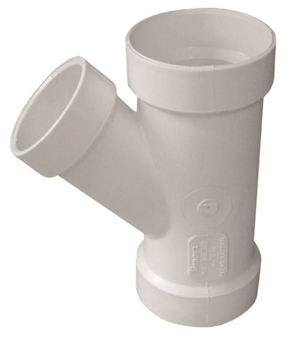 Genova 192325L Reducing Pipe Wye, White, Each - Walmart.com