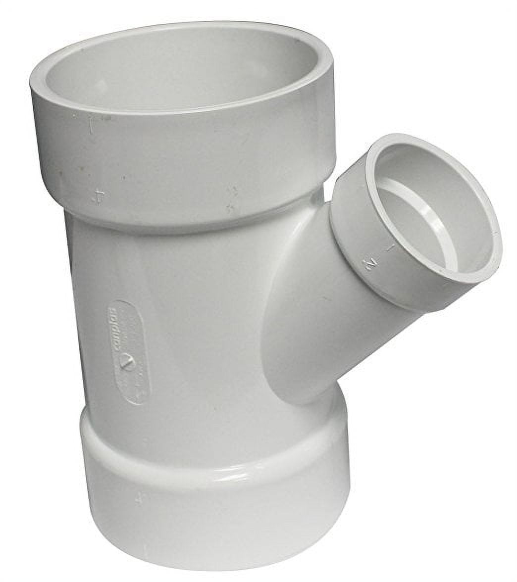 Genova 192328L Pipe Wye, 4 in x 4 in x 2 in - Walmart.com