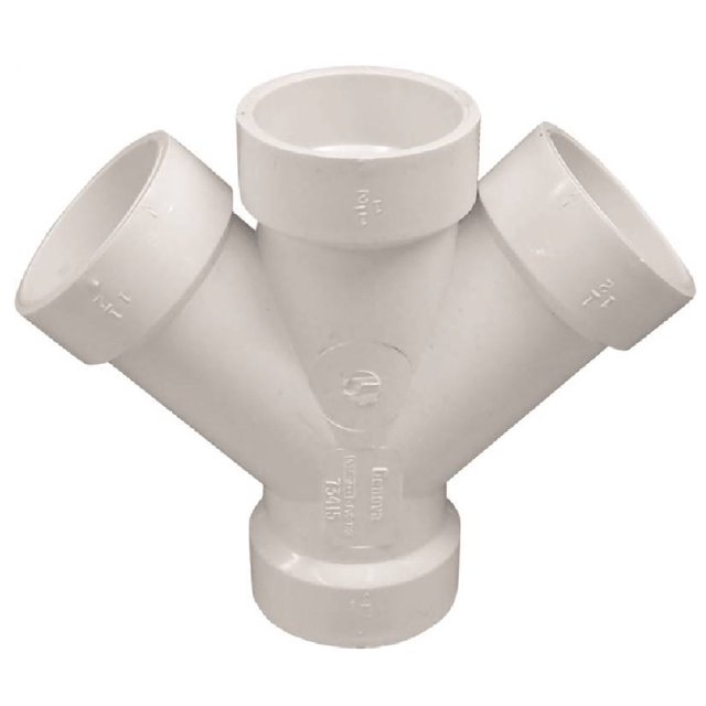 Genova 192353L/05840H PVC Pipe Wye, 3 Inch, Each - Walmart.com