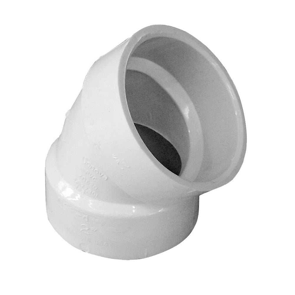 Genova 192522P/05886H Drain Pipe Elbow, 45 Degrees, 2 Inch, Each ...