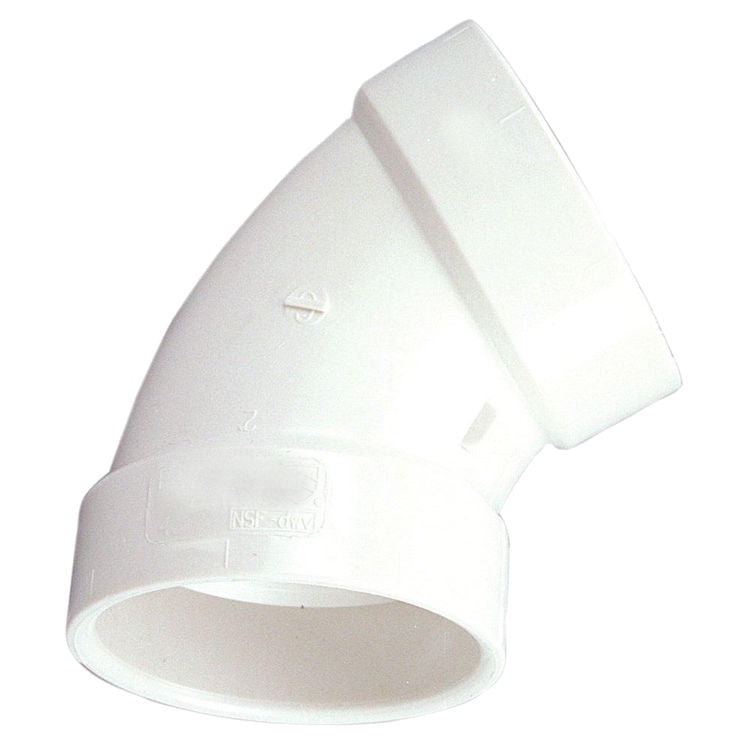 Genova 192601 700 Series 60 Degree Drain Pipe Elbow, 1-1/2 in - Walmart.com