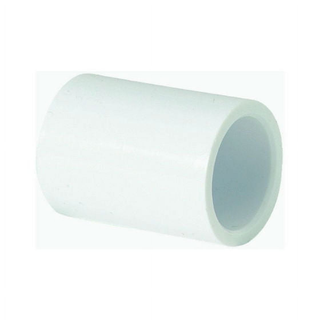 Genova 30115 Slip x Slip Coupling, 1-1/2", White, Pack of 25 - Walmart.com