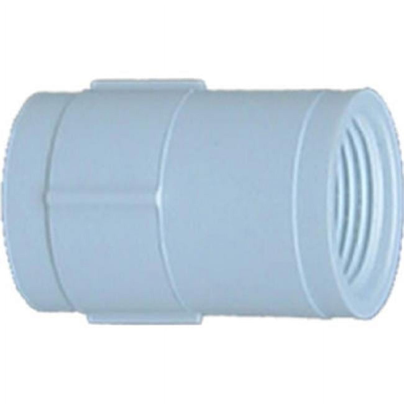 1PC Charlotte Pipe Schedule 40 Threaded PVC Coupling - Walmart.com