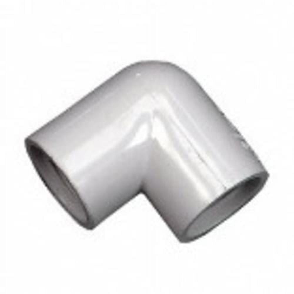 LASCO 408007BC Pipe Elbow, 3/4 in, FPT, 90 deg Angle, PVC, White, SCH ...