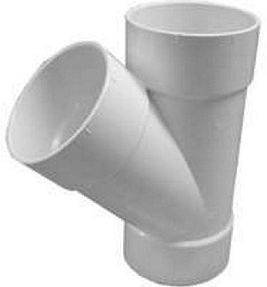 Genova 400 Solvent Weld Sewer and Drain Pipe Wye Pack of 6 - Walmart.com