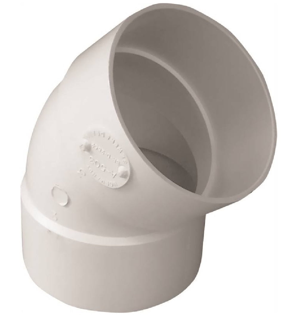 Genova 414186BC 400 Series 45 Degree Pipe Elbow, 6 Inch, Each - Walmart.com