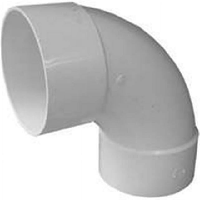 Genova 42860 PVC 90 Degree Sewer Drain Sanitary Elbow, 6" - Walmart.com