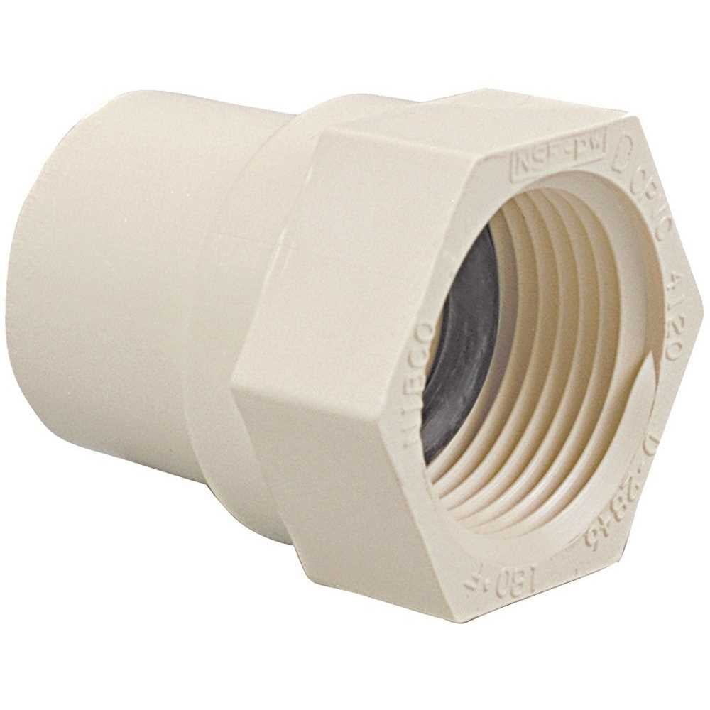 Genova 50307 Tube to Pipe Adapter, 3/4 in, SLIP x FIP, CPVC - Walmart.com