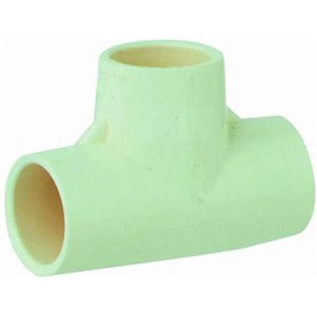 Genova 51407 Solvent Weld Tube Tee, 3/4 in, Slip, CPVC - Walmart.com