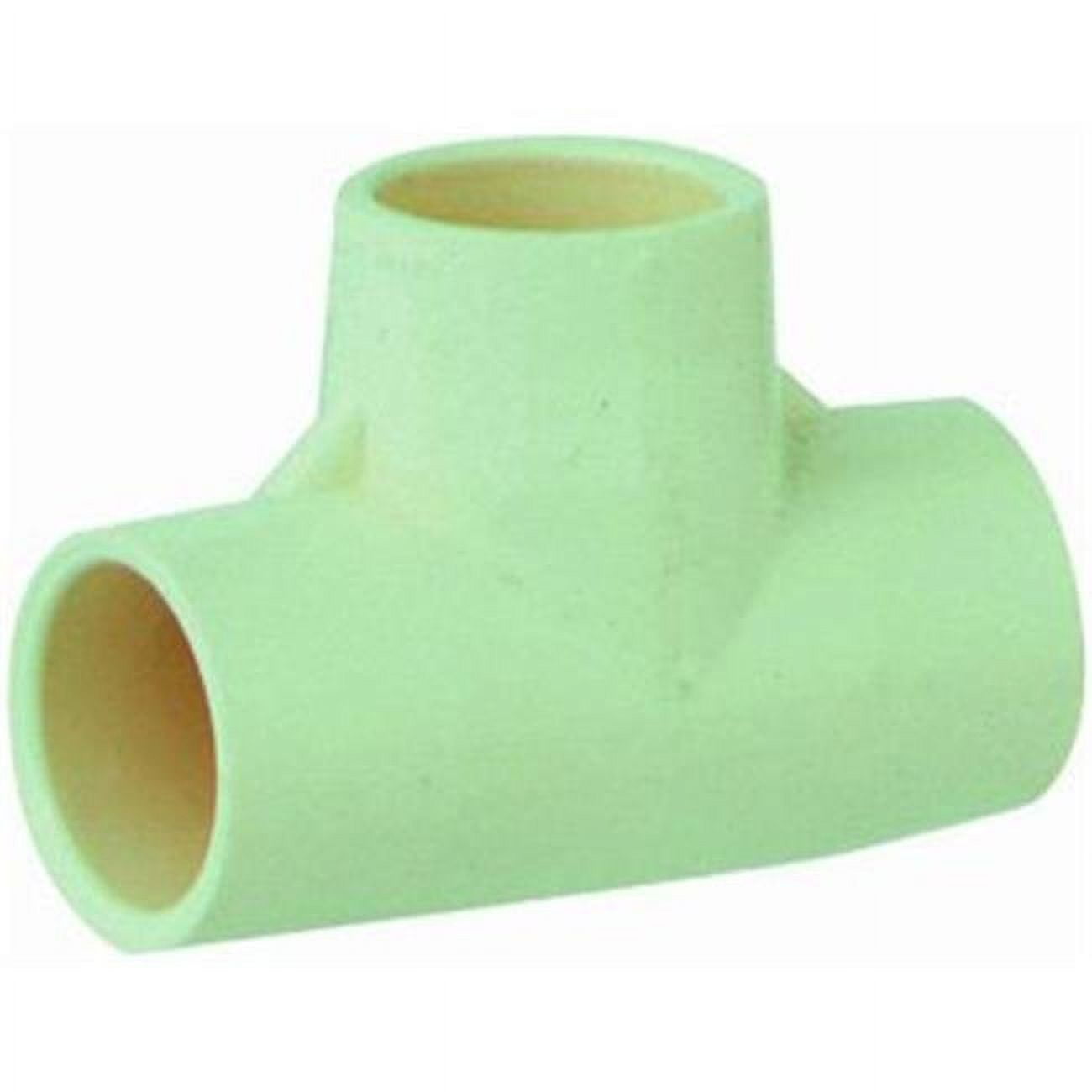 Genova 51471 Solvent Weld Tube Reducing Tee, 3/4 x 3/4 x 1/2 in, Slip, CPVC - Walmart.com