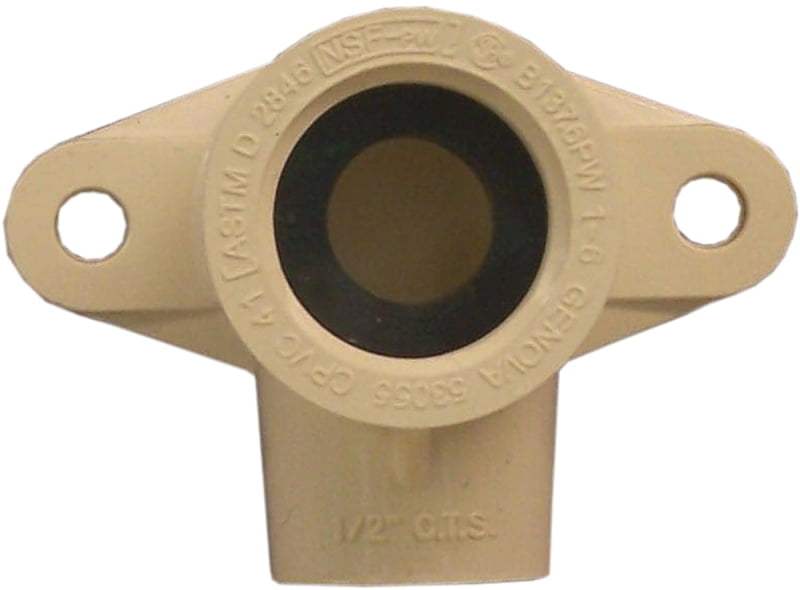 Genova 53055 0.5 in. DE4107-005CG CPVC Female Wing Elbow Pipe - Walmart.com