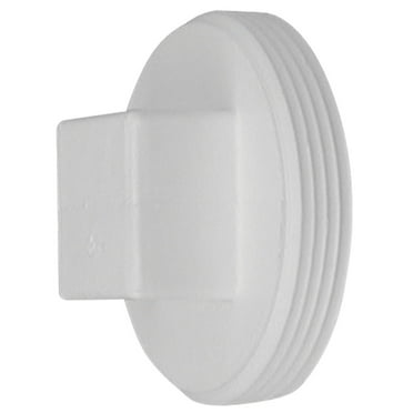 4" Sch. 40 PVC-DWV Threaded Plug (MIP) by Genova Products - Walmart.com