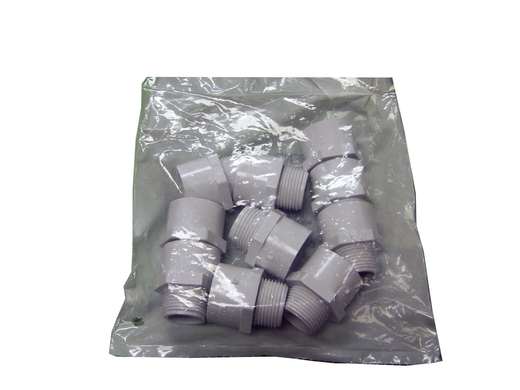 Genova Products 30407CP 3/4-Inch Male Iron Pipe Thread PVC Pipe Adapter ...