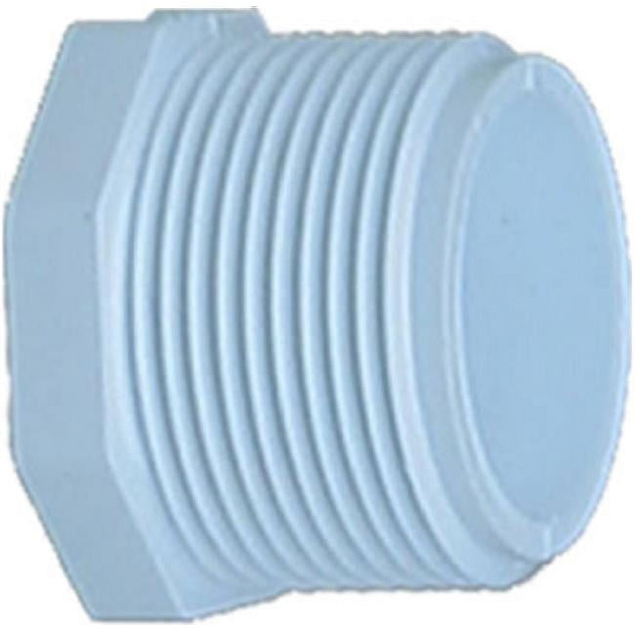 Genova Products 31810 1 in. Male Pipe Thread Plug - White - Walmart.com