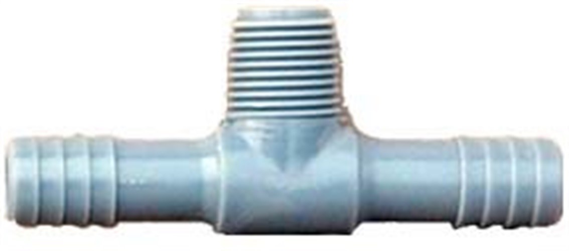 Genova Products 351445 0.5 in. Poly Male Pipe Thread Insert Tee - Walmart.com