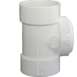 Genova Products 71330 3 in. PVC Test Tee With Cleanout Plug - Walmart.com