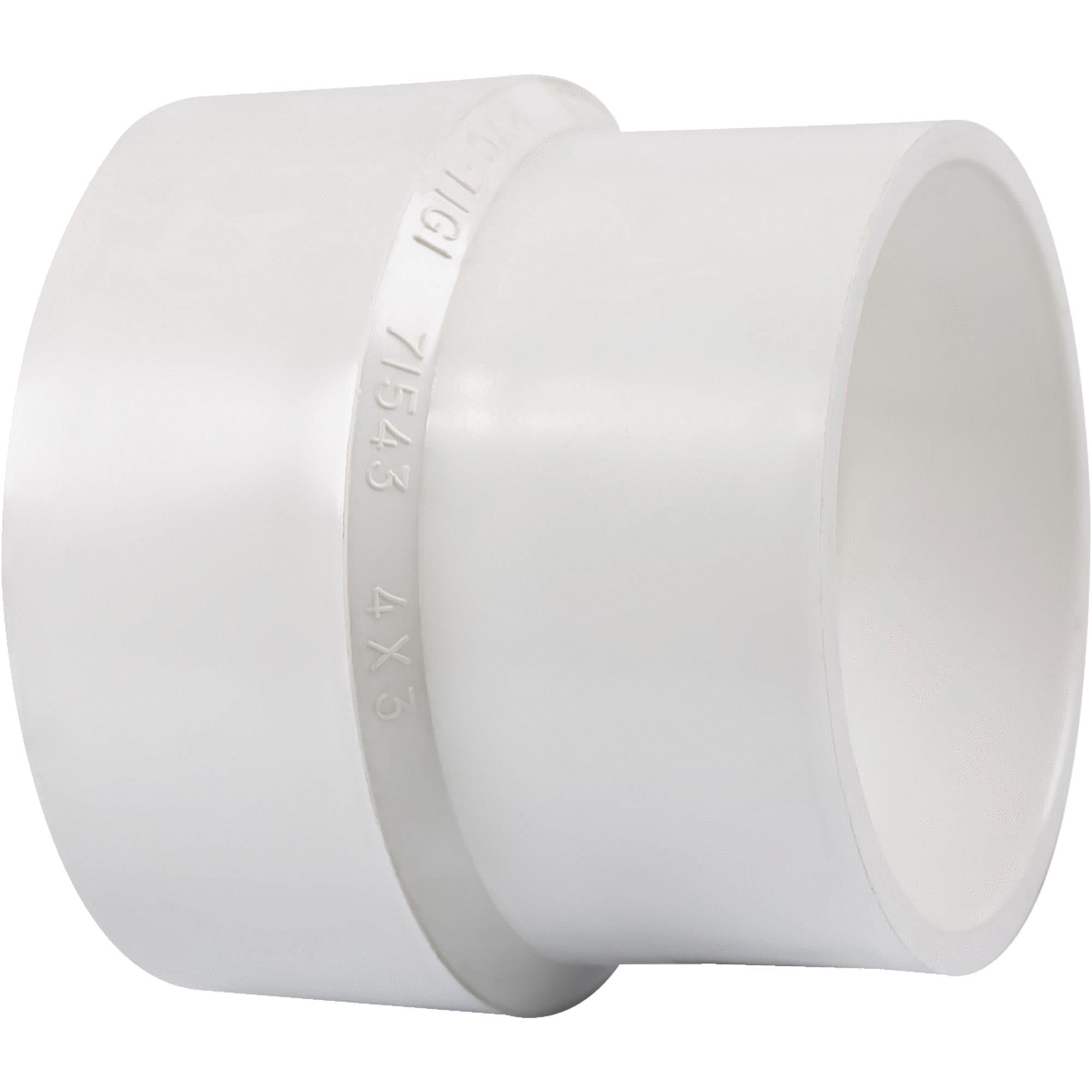Genova Products 71543 Sewer Pipe Adapter Couplings, 4" x 3" - Walmart.com