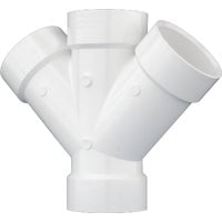 Genova Products 73430 Double Wye Pipe Fitting, 3" - Walmart.com